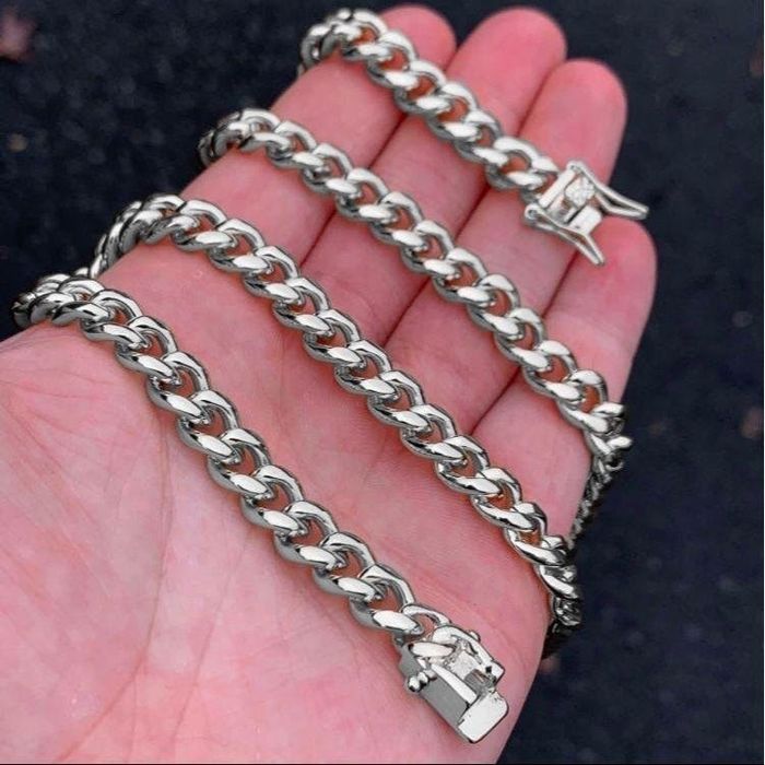 Cuban Link Chain Silver Cuban Link Chain | Cuban Chain 9mm | Grailed