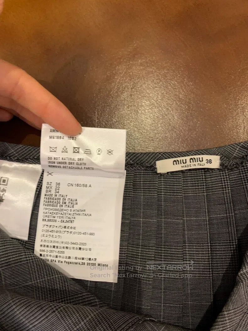 Miu Miu Miu Miu 36 overskirt | Grailed