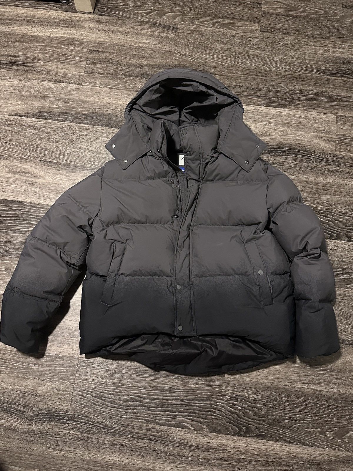 Ader Error × Zara Ader Error x Zara Oversized Puffer Jacket Gray | Grailed