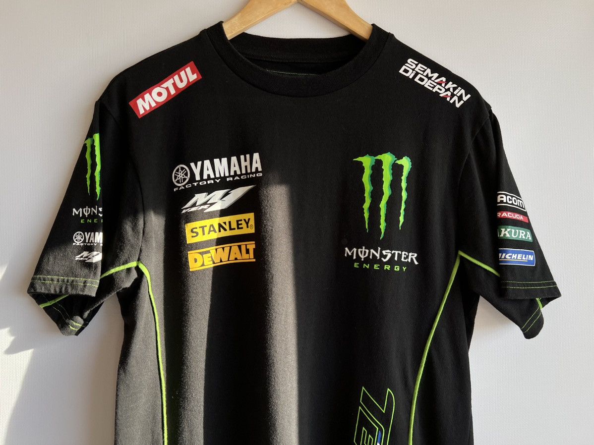 Vintage Yamaha Monster Energy Tech3 Moto Racing Tee Shirt | Grailed