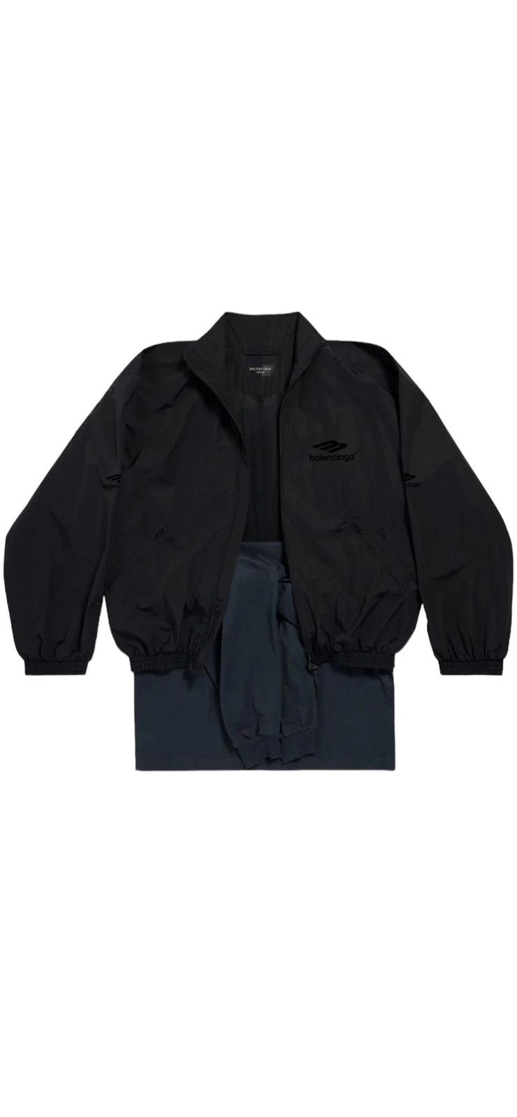 Balenciaga Balenciaga Black Patched Tracksuit Jacket | Grailed