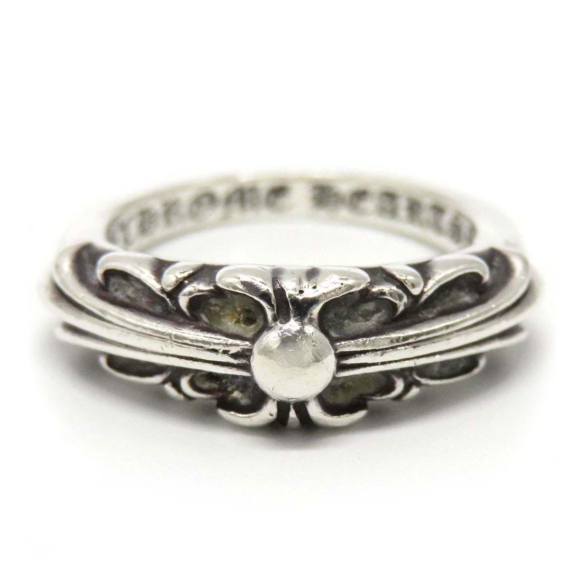 Chrome Hearts Chrome Hearts Baby Classic Floral Cross Ring | Grailed