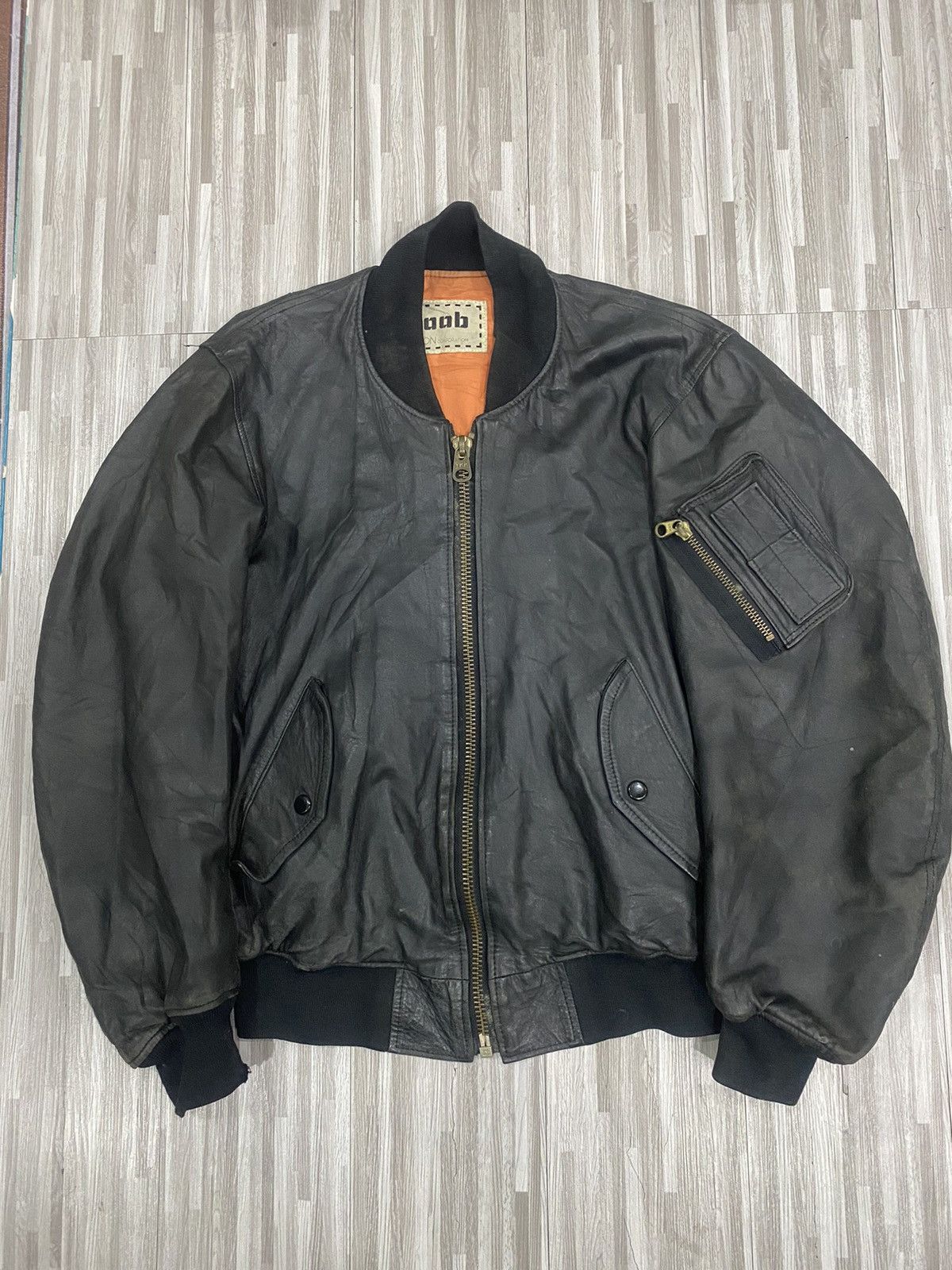 Vintage Final Drop💥Axon Corp leather jacket | Grailed