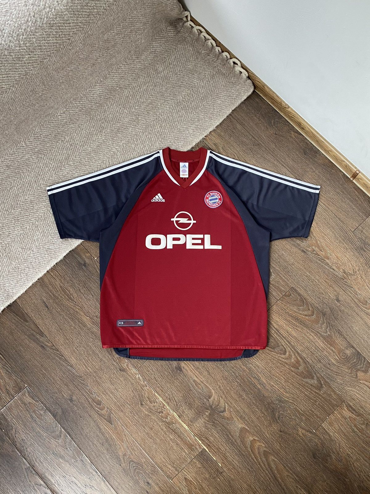Adidas Vintage Adidas Bayern Munich Opel Logo Home Football Jersey ...