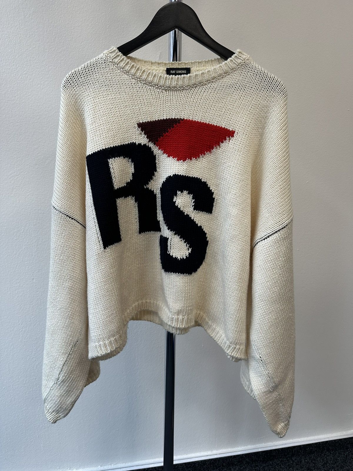 Raf Simons Raf Simons “RS” Wool Sweatshirt | Grailed