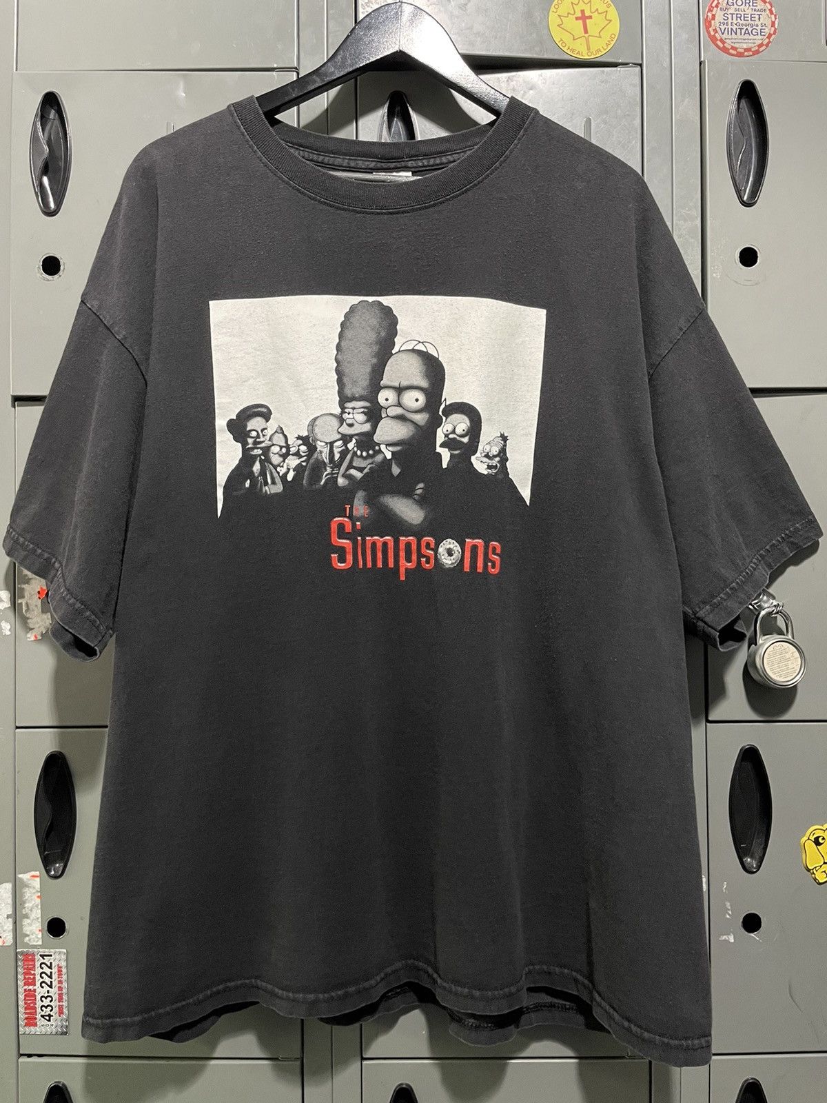 Gildan × The Simpsons × Vintage The Simpsons Sopranos logo rip cartoon ...
