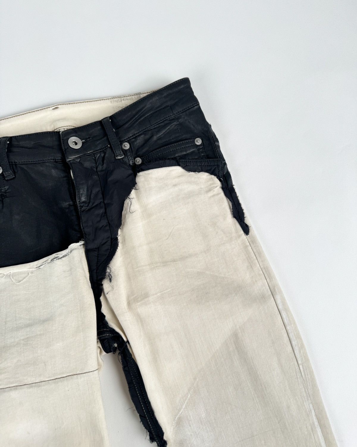 Rick Owens × Rick Owens Drkshdw Rick Owens Tyrone Cut White Pants | Grailed