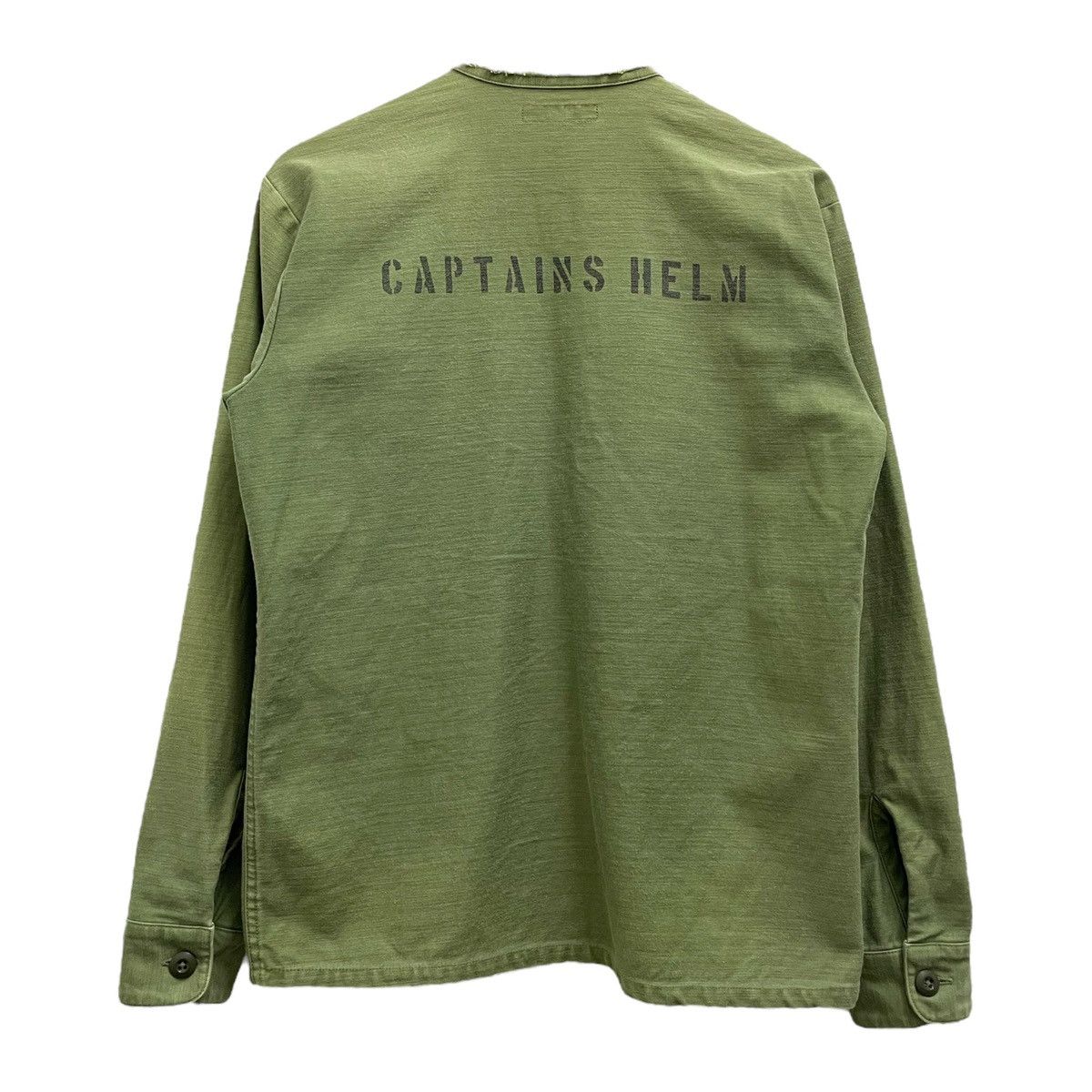 Military CAPTAINS HELM Inspired Military Jacket Collar Cut-off | Grailed