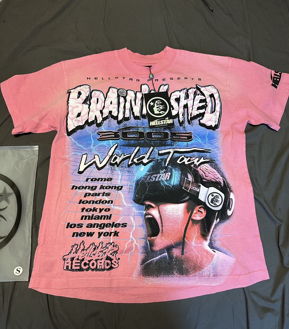 HELLSTAR Hellstar Brainwashed world tour tee | Grailed