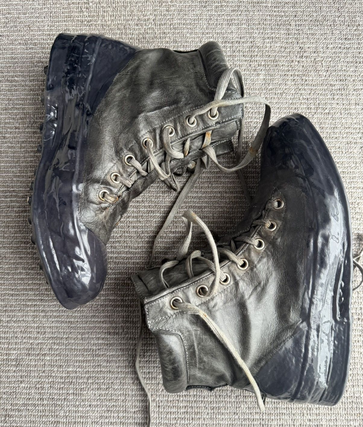 Carol Christian Poell Carol Christian Poell - Object Dyed Drip Sneaker ...