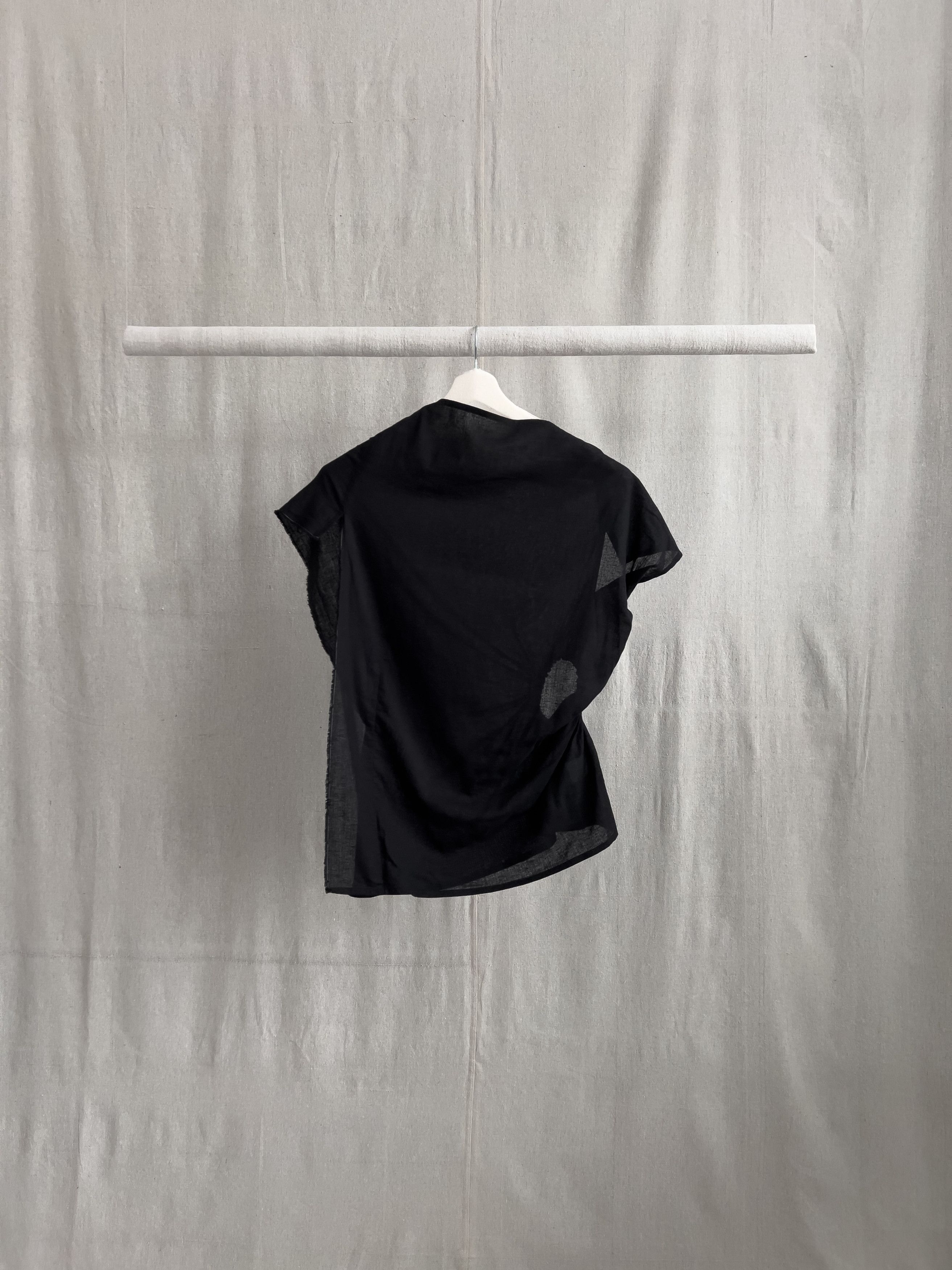 Limi Feu SS22 Draped Negative Space Cut-Out Blouse | Grailed