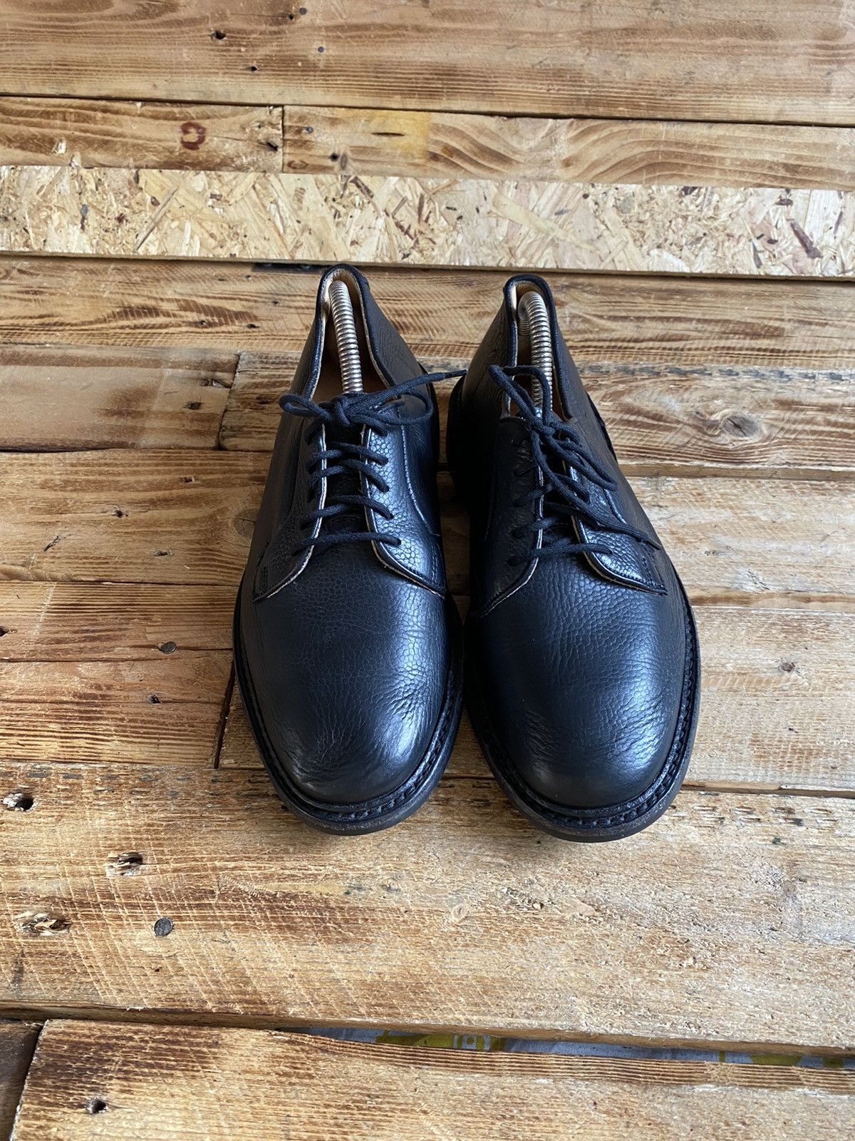 Trickers Trickers pebble grain leather derby shoes sz 6.5Uk | Grailed