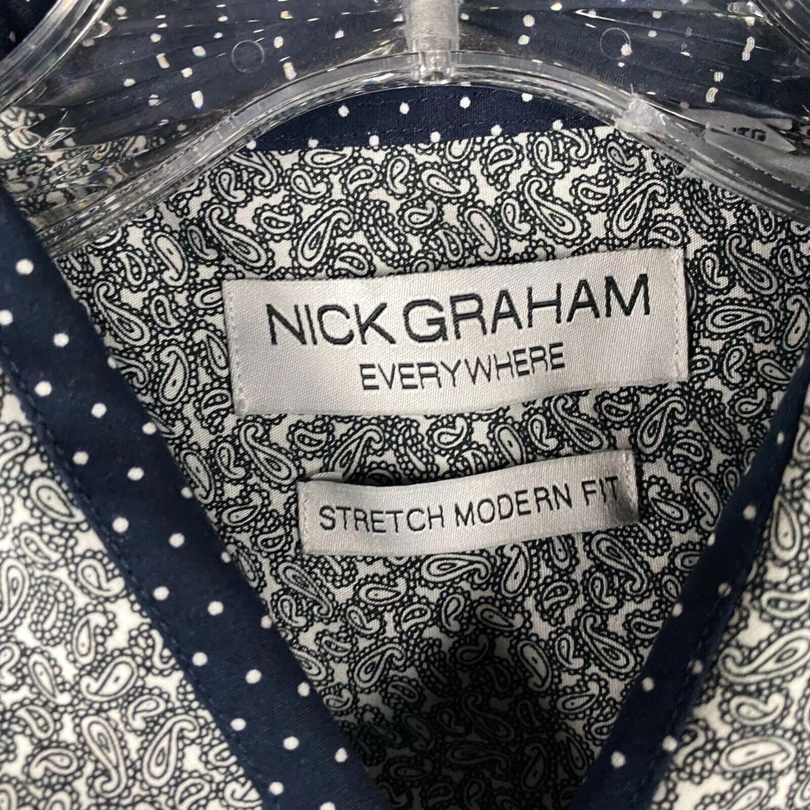 Other Nick Graham Button Up Shirt Men's XL Modern Fit Paisley | Grailed