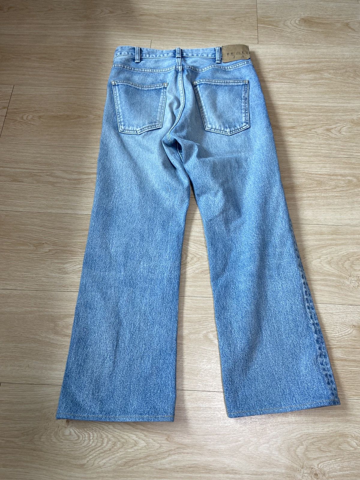 Celine 29 Celine SS20 Peer wash flare jeans denim pants | Grailed