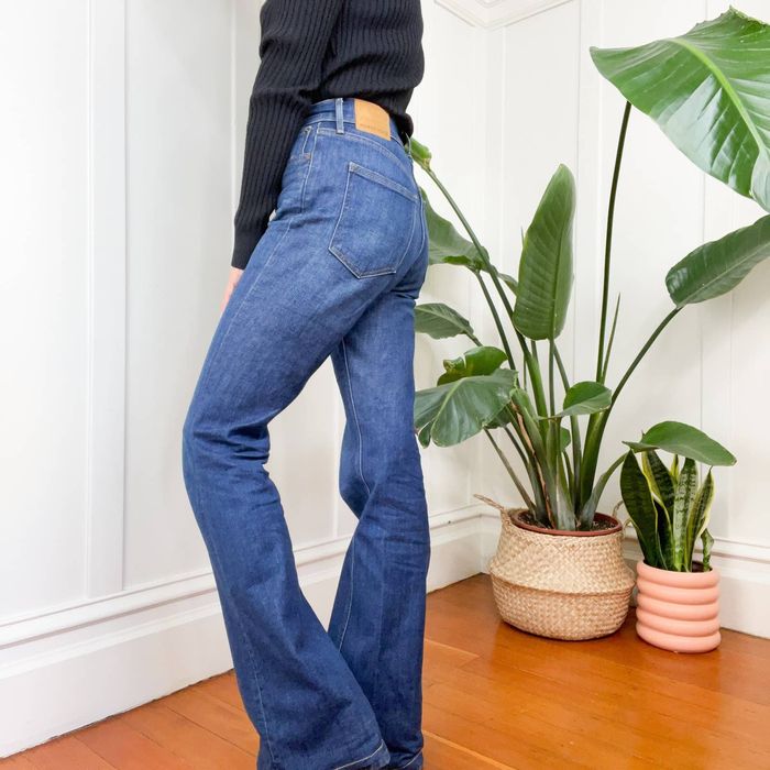 Aritzia Aritzia Denim Forum The Marianne Flare Dark Wash Grailed
