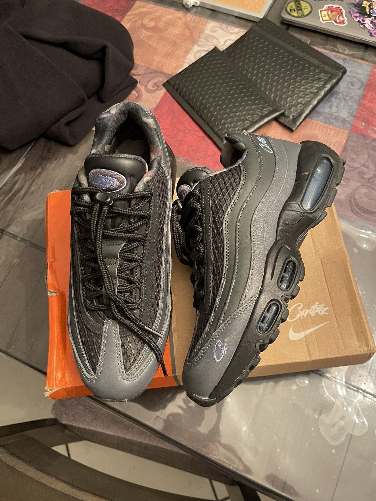 Corteiz × Nike Nike x Corteiz Air Max 95 SP (Aegean Storm) | Grailed