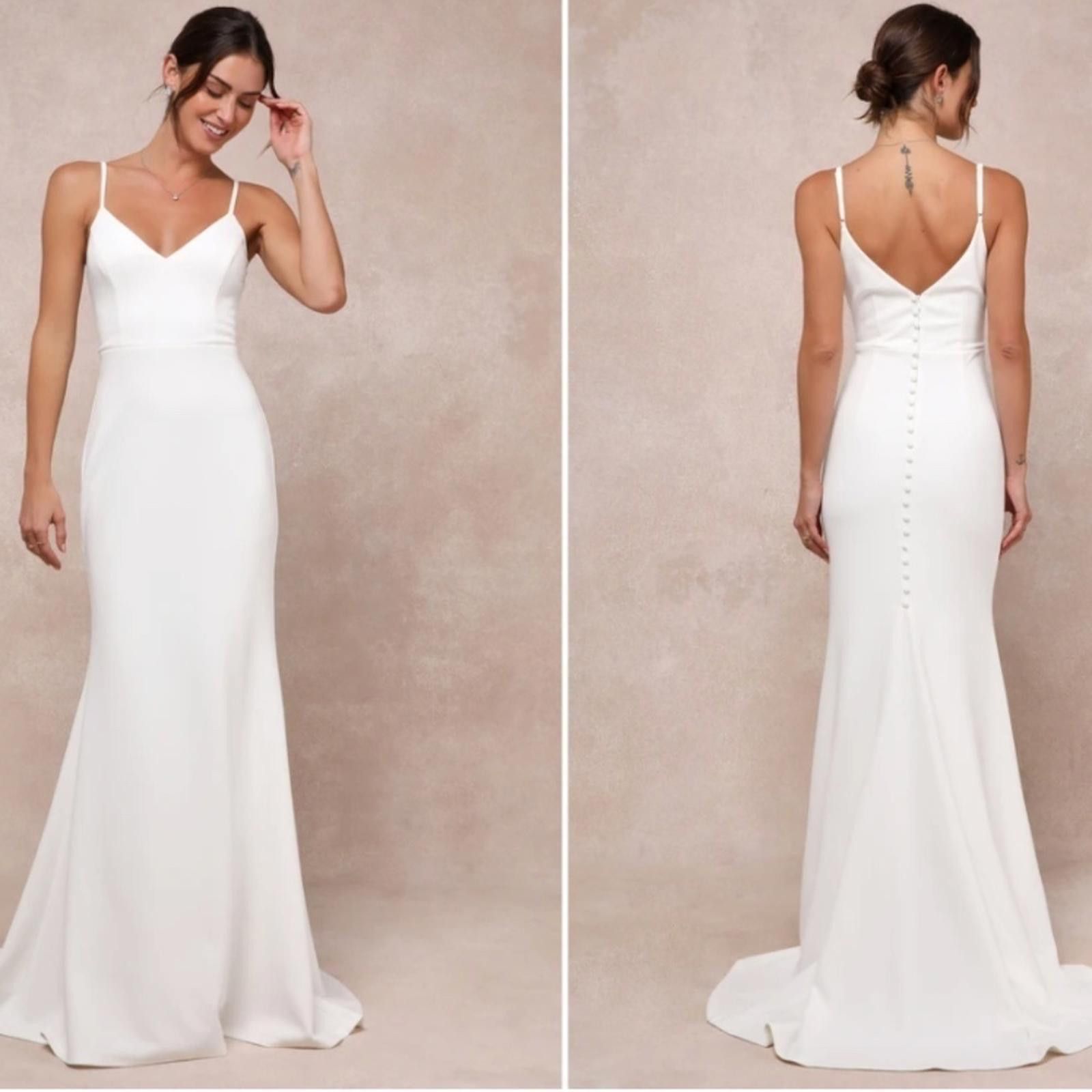 Lulus LULU's Bridal Wedding Chic Sexy Elegant Mermaid Gown | Grailed