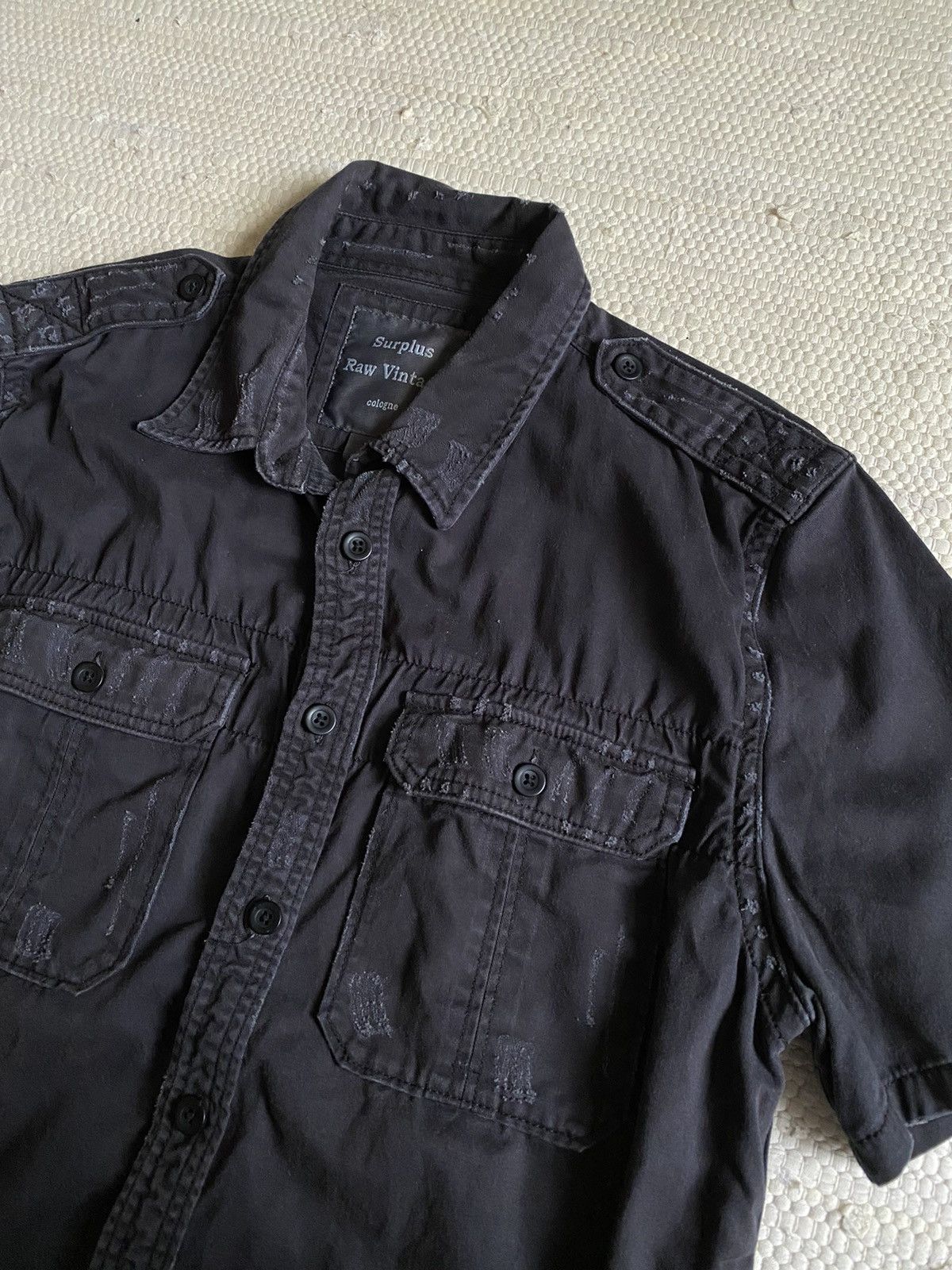 Vintage Vintage Rare Surplus Raw Materials Faded Shirt | Grailed
