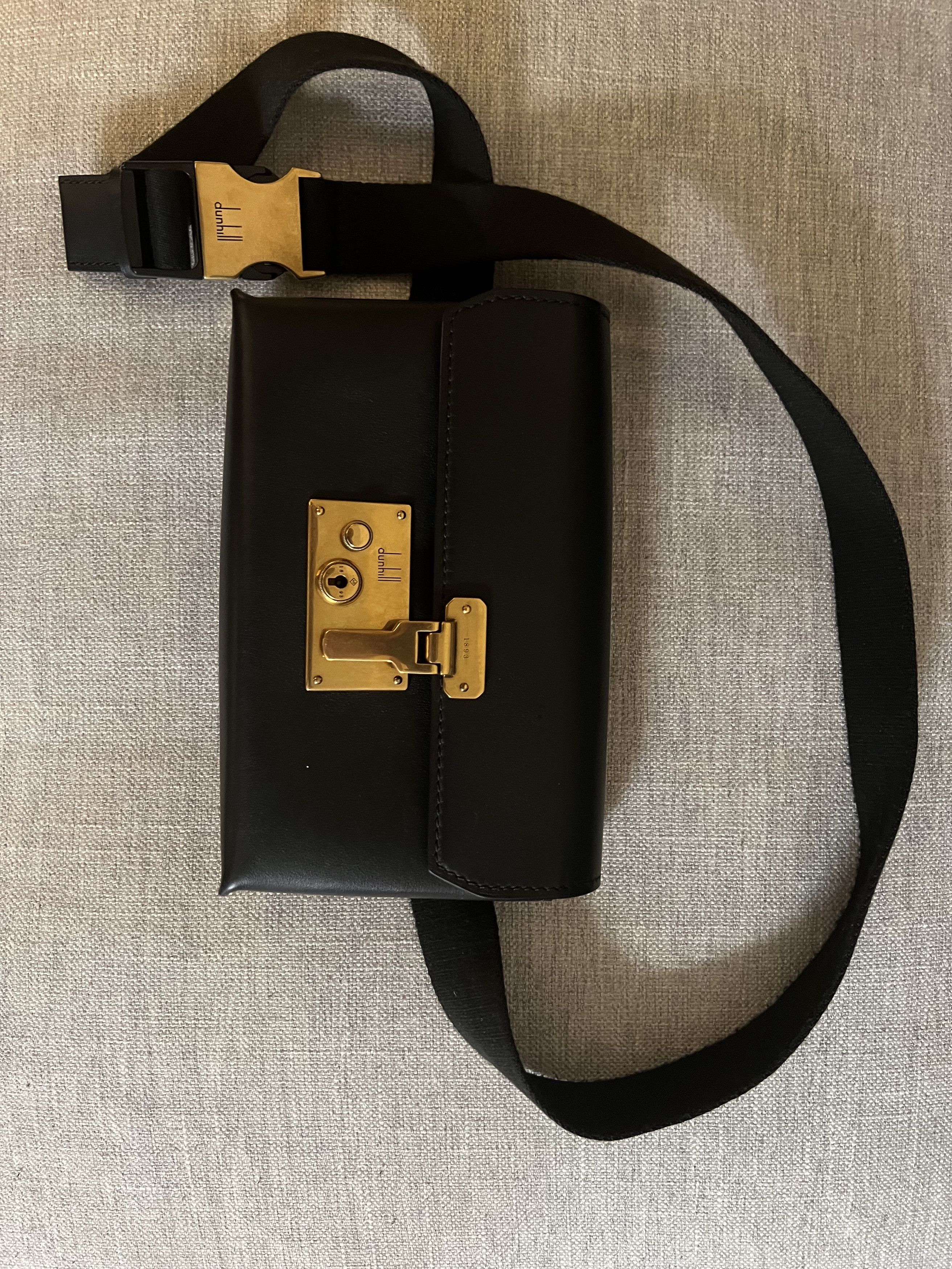 Alfred Dunhill dunhill Leather Lock Bag | Grailed
