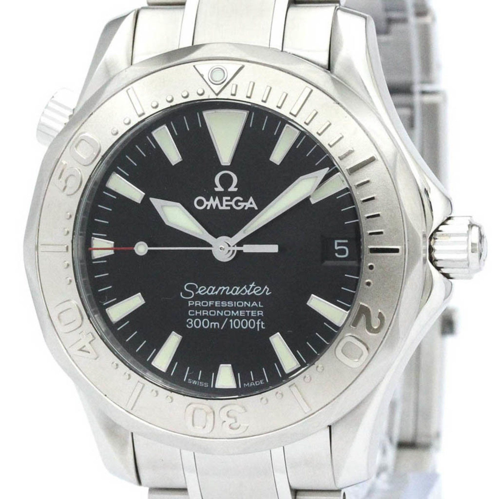 Omega Polished OMEGA Seamaster Professional 300M Mid Size Watch 2236.50 ...