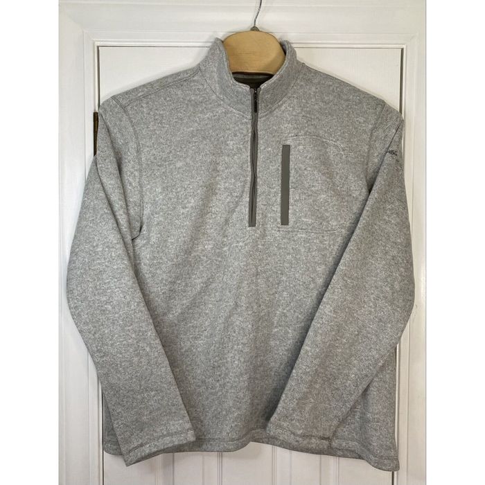 Eddie Bauer Eddie Bauer Mens Radiator 1/4 Snap Pullover Fleece Jacket ...
