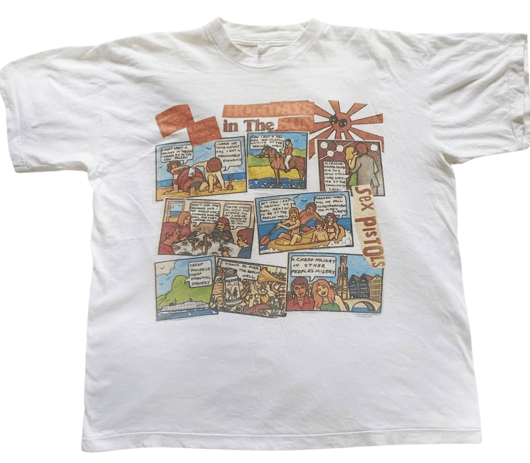 Band Tees × Very Rare × Vintage Vintage Sex Pistols Holiday In The Sun 2394