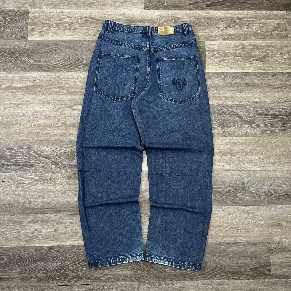 Vintage Vintage 90s Outkast wide leg baggy embroidered jeans | Grailed