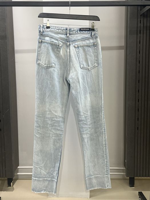Balenciaga Balenciaga 2020 Knee Slit Logo Denim | Grailed