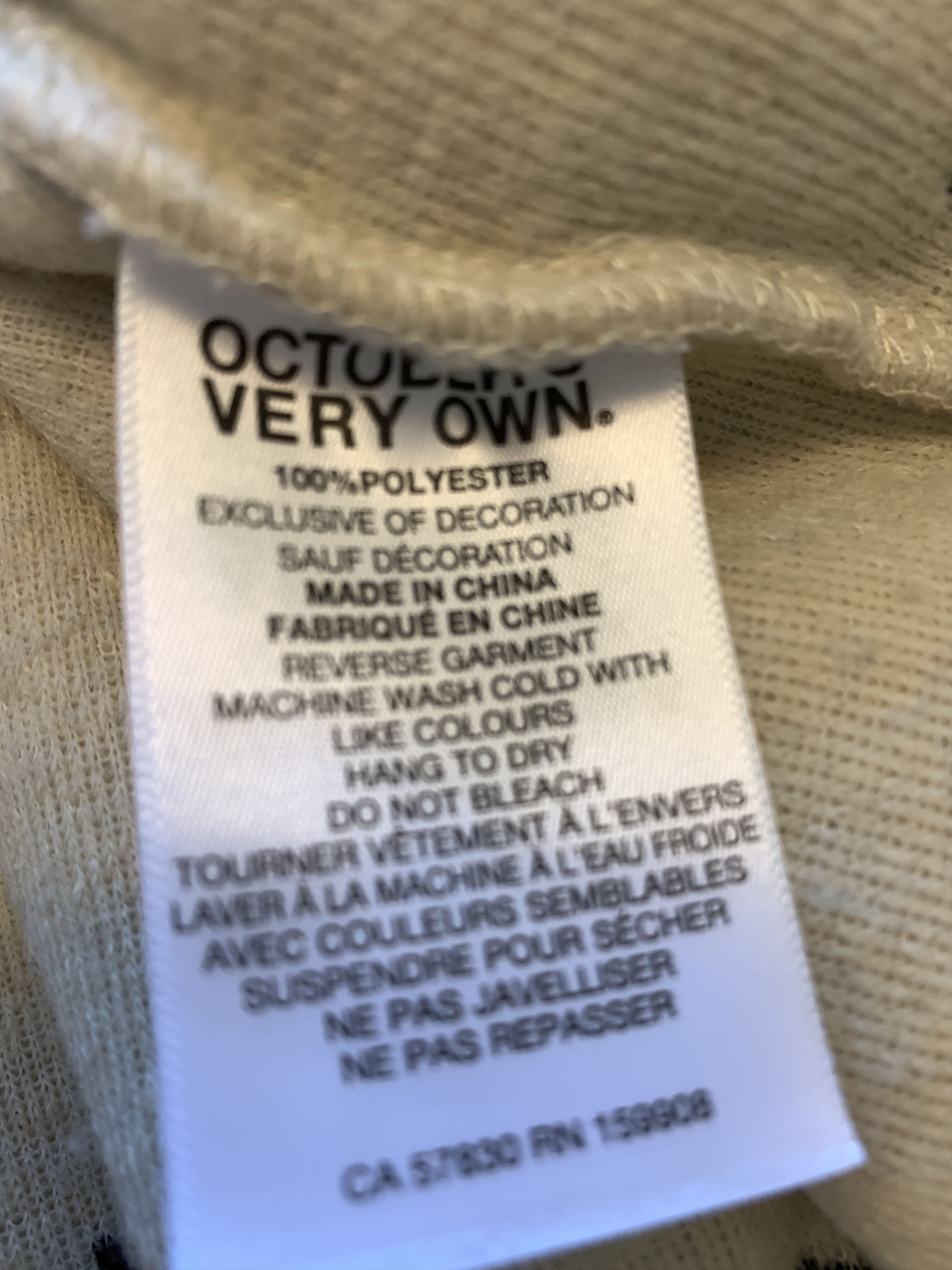 Octobers Very Own OVO Family Arabic Reversible Sherpa Jacket 2021 drop ...