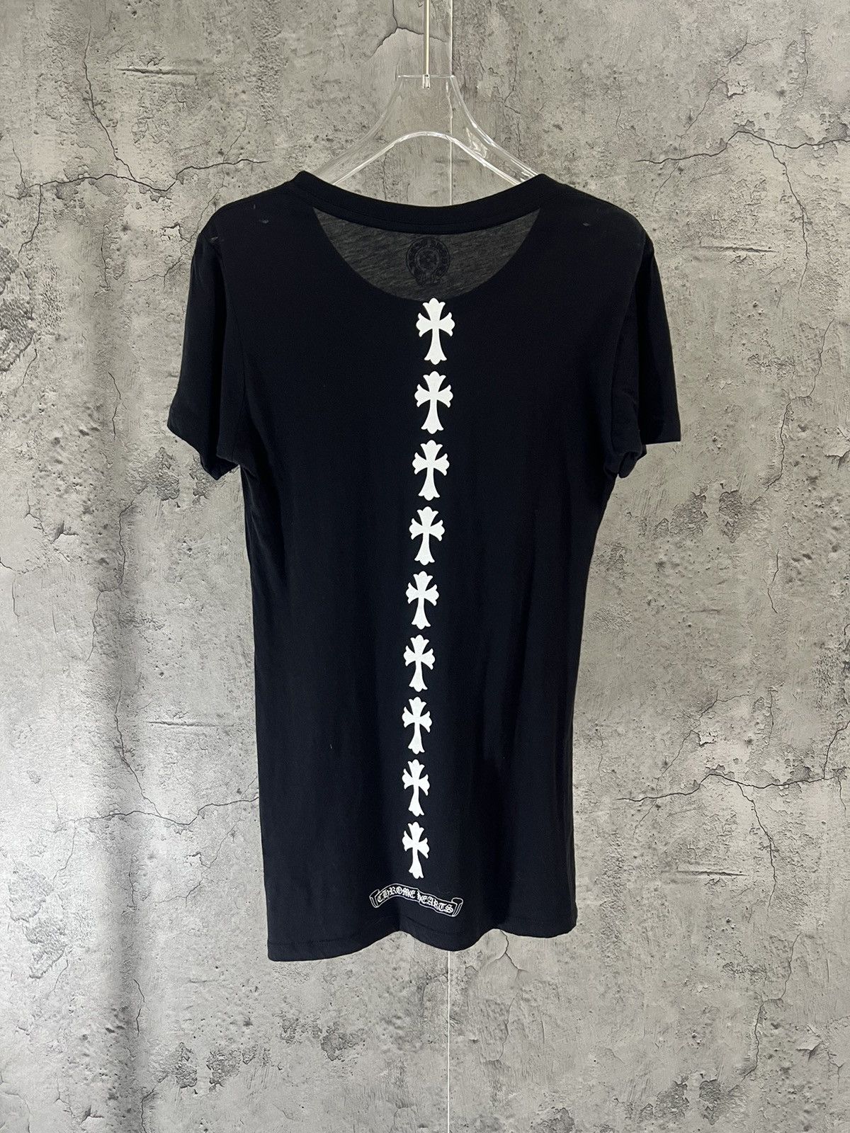 Chrome Hearts Chrome Hearts Cross Spine Triple Cross Tee Black | Grailed