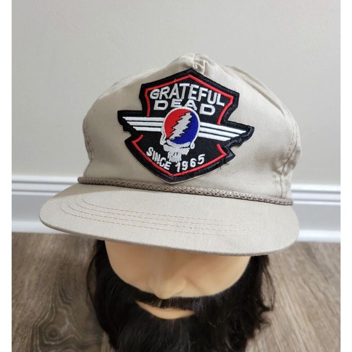 Roper Vintage 90's Grateful Dead Hat Grandpa Cap Snapback Sewn Patch Bump Front Rope | Grailed