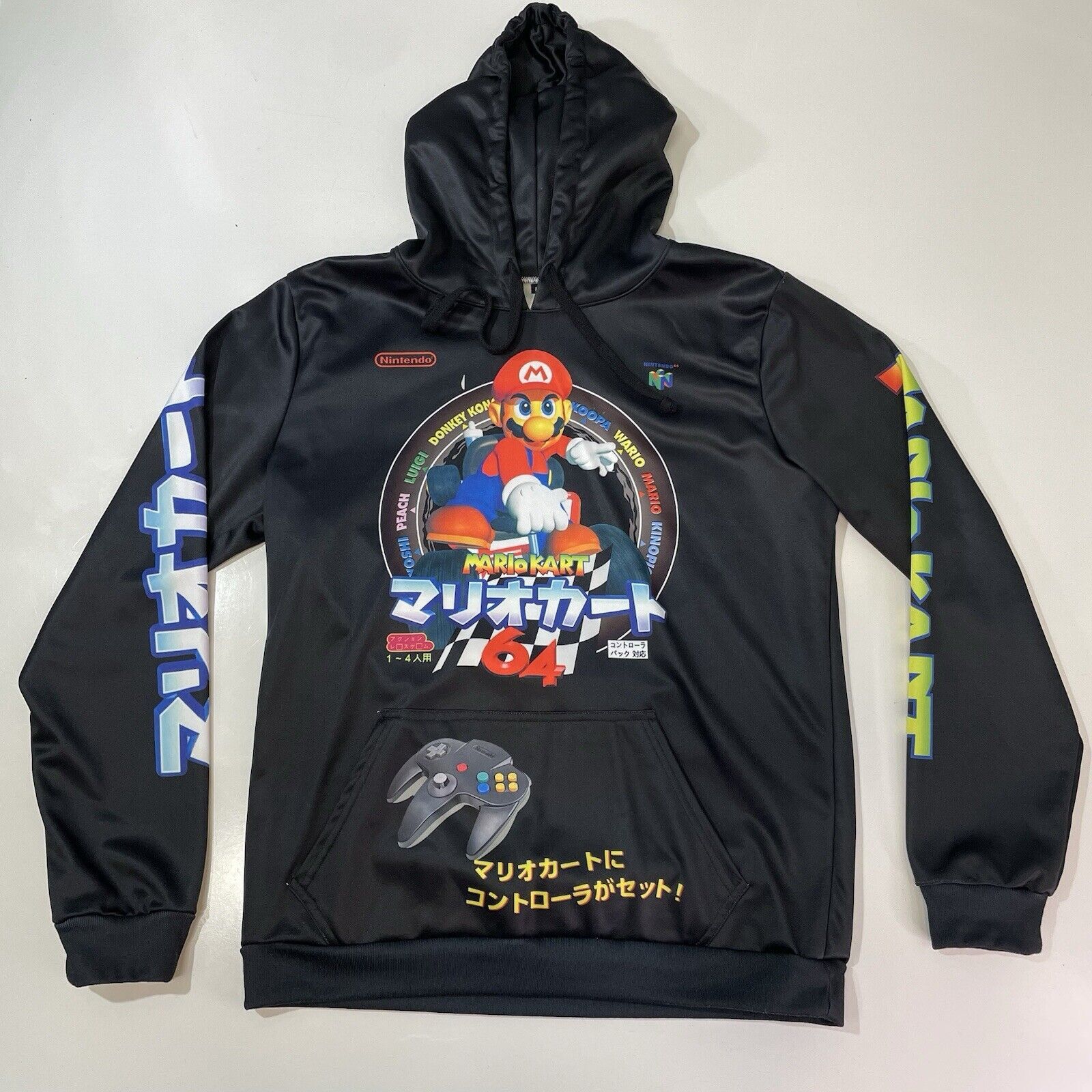 Nintendo 2000’s Nintendo 64 Logo Hoodie Public Space Mario Kart N64 L ...