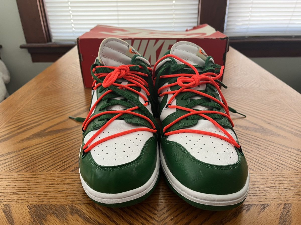 Nike Nike Dunk Low X Off-White “Pine Green” | Grailed