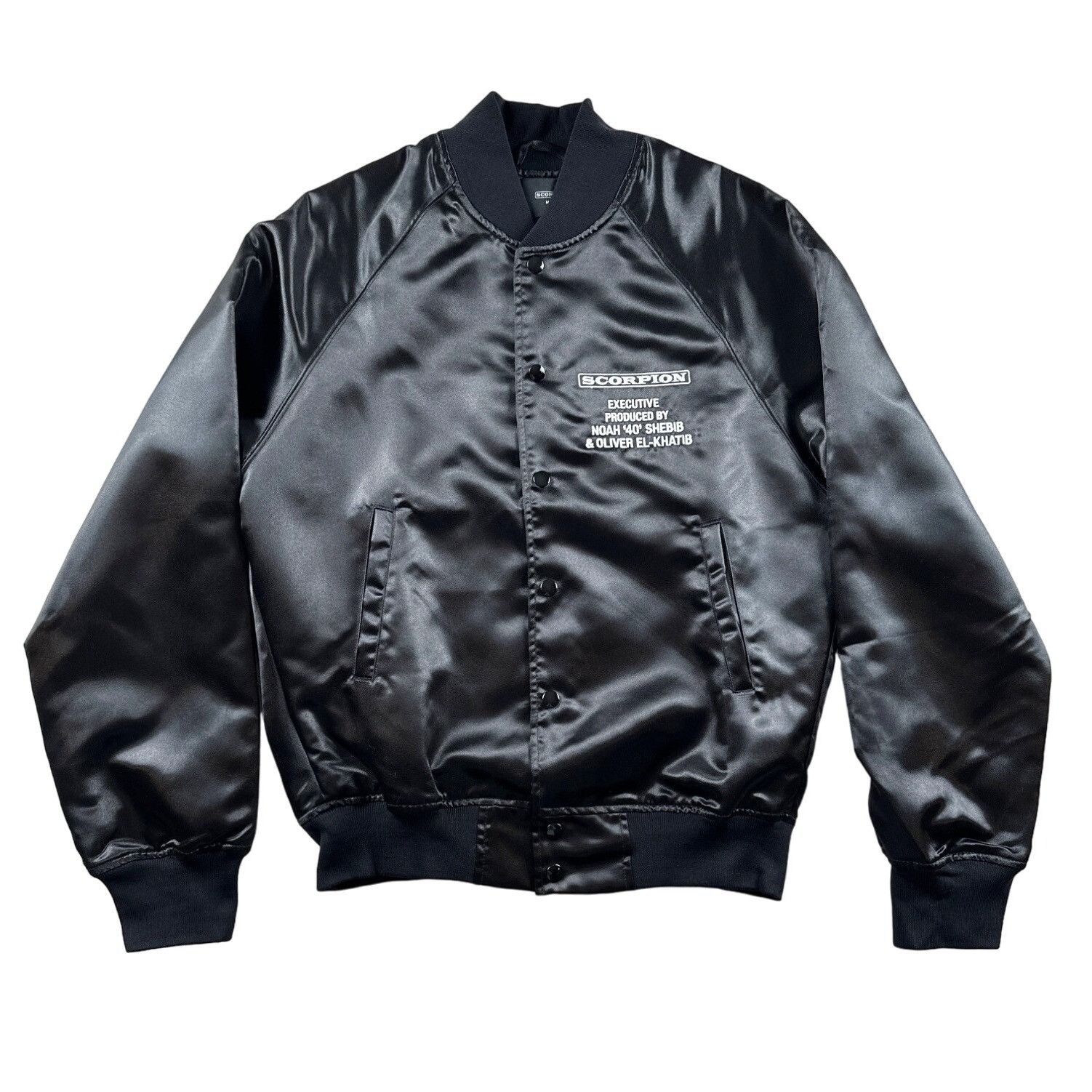 Drake Drake Scorpion 2018 Tour Promo Black Satin Jacket | Grailed