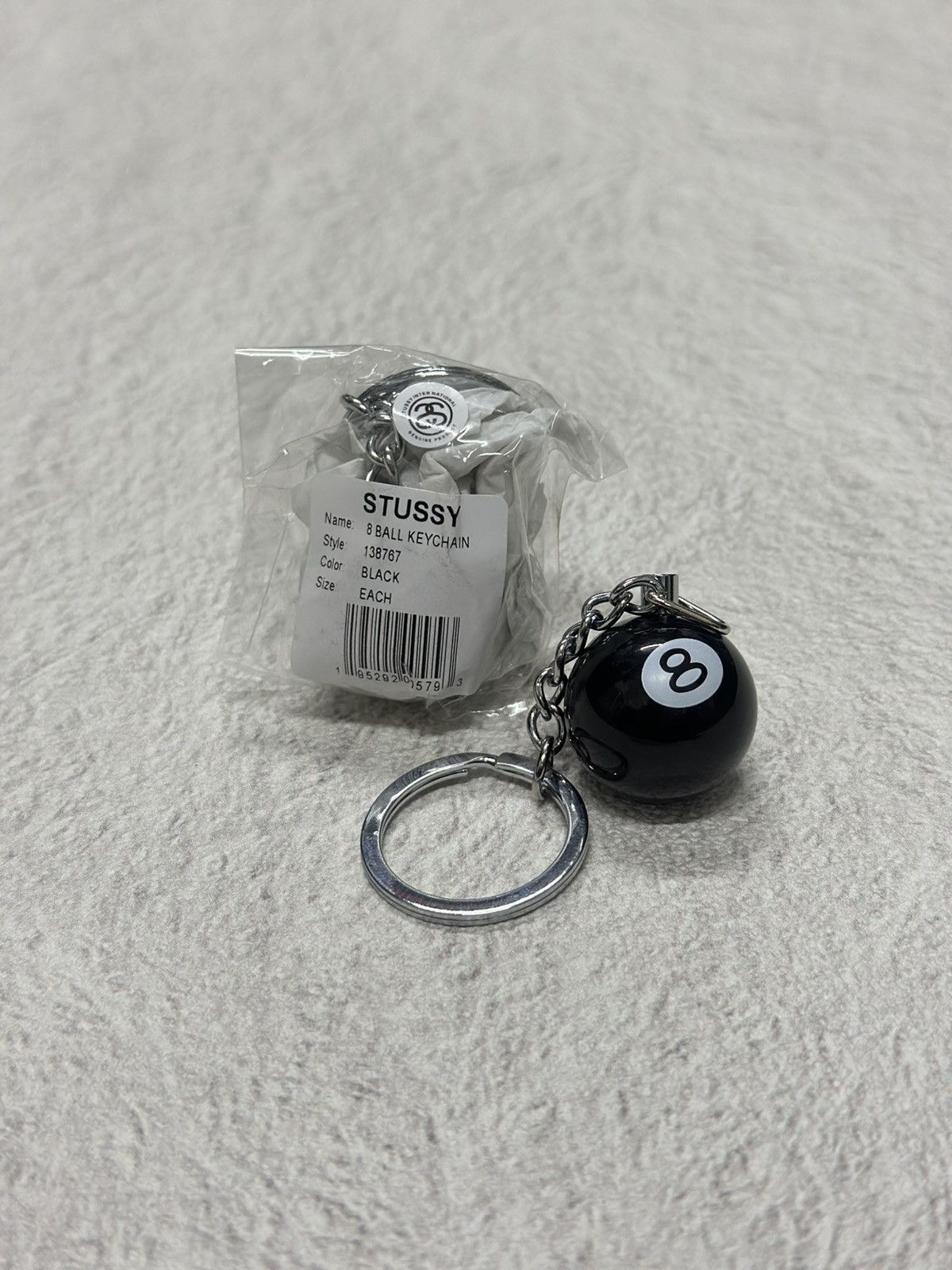 Streetwear × Stussy STUSSY 8 BALL KEYCHAIN | Grailed