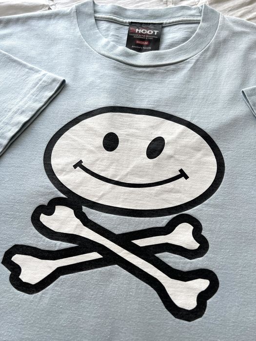 Vintage Vintage Fatboy Slim Smiley Face Cross Bones Band Tee | Grailed