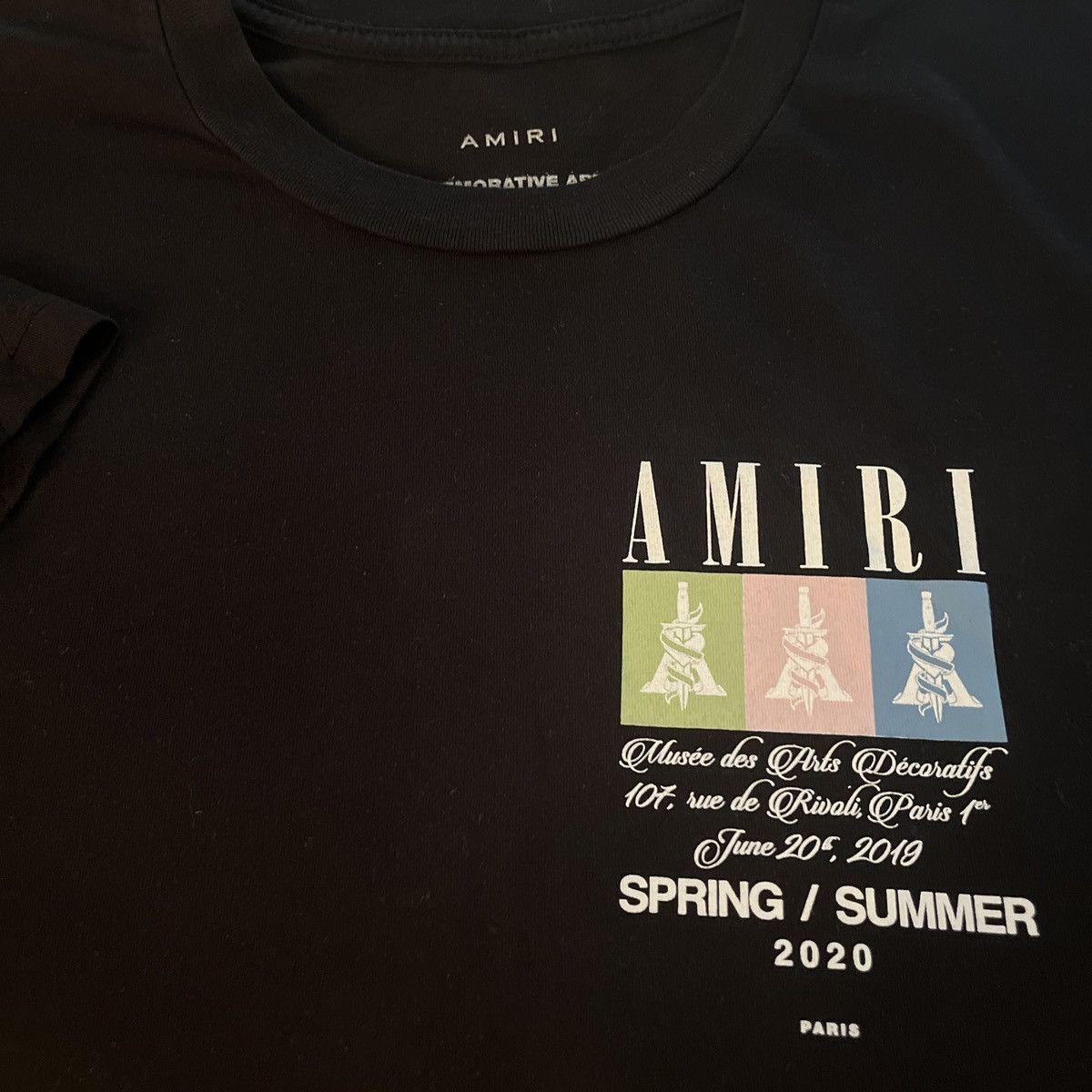 Amiri Amiri RARE 2019 Paris Fashion Show Tshirt | Grailed