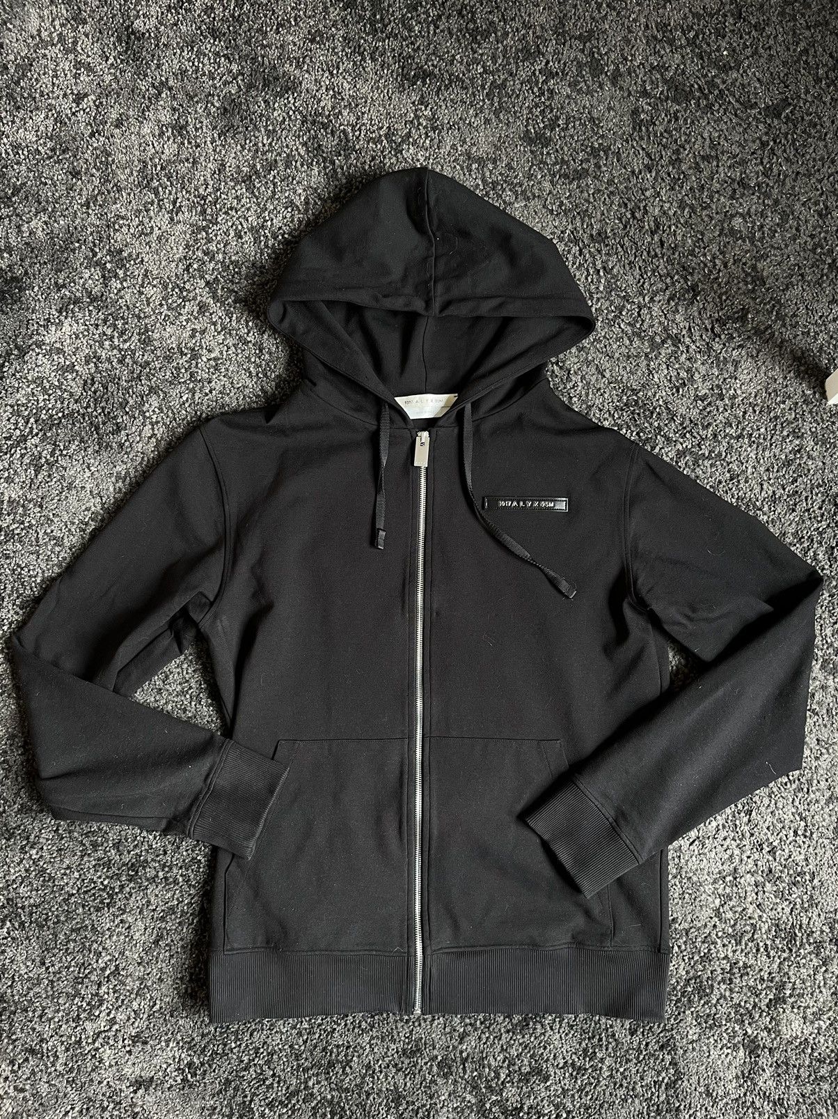 1017 ALYX 9SM × Alyx × Designer 1017 ALYX 9SM Black Hoodie Zip Up | Grailed