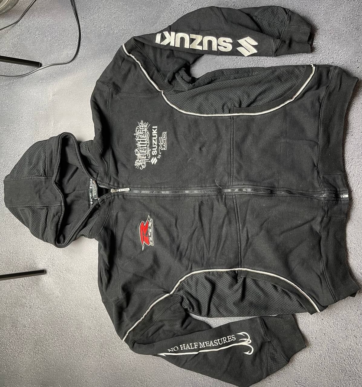 Vintage Suzuki Relentless TAS Racing team motorsport fleece jacket ...