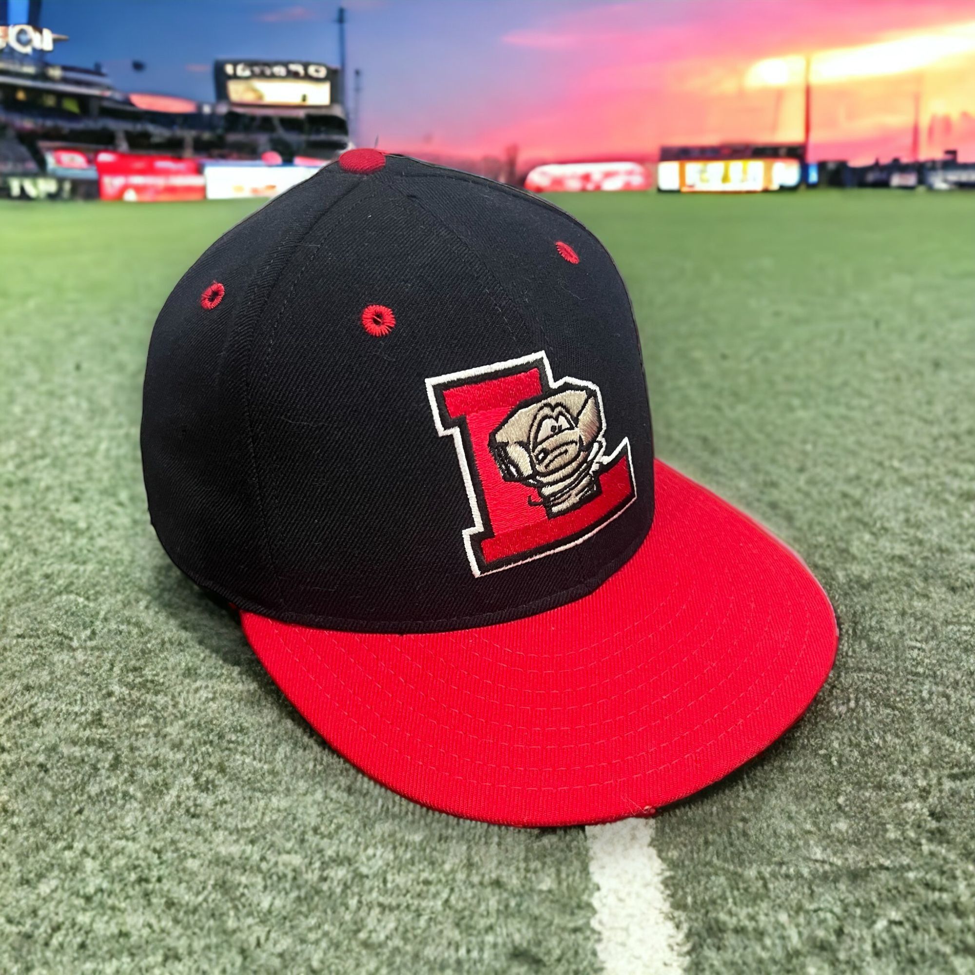 New Era × Vintage Vintage Lansing Lugnuts MILB New Era Fitted Hat Made ...