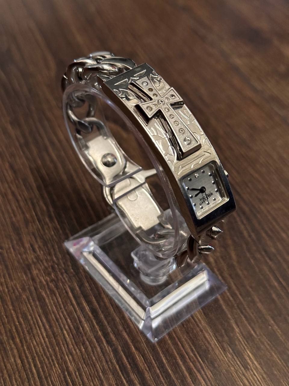 Vintage 90's Jean Paul Gaultier "Silver Cross" Y2k Gothic Watch | Grailed