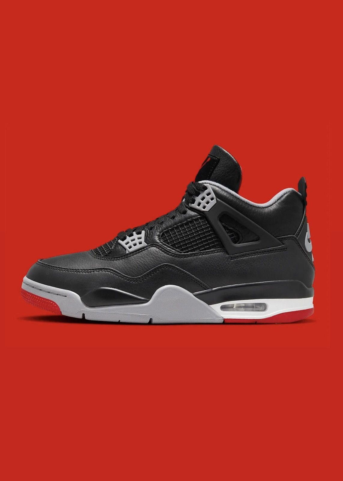 Designer Jordan 4 Retro Bred Reimagined | Grailed
