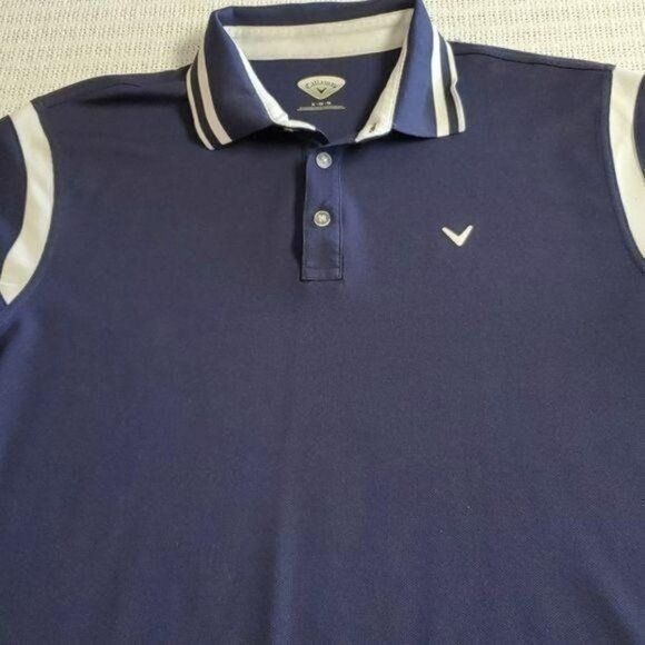 Callaway Golf Callaway Golf Logo Embroidered Short Sleeve Sz. XL Blue ...