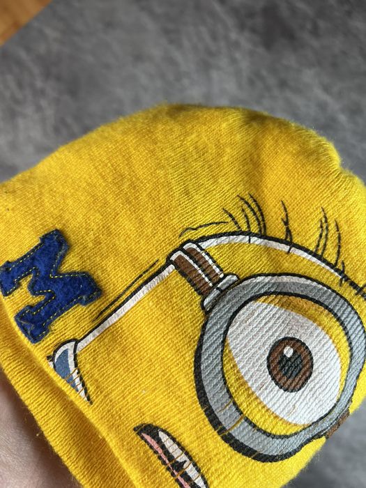 Humor Y2K Minions Absurd humor overprint cartoon movie beanie hat | Grailed