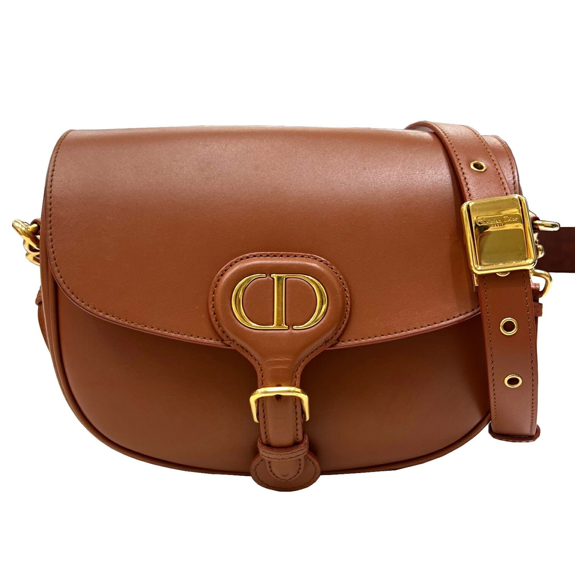 Dior CHRISTIAN DIOR BOBBY Dior Bobby Medium Shoulder Bag Box Calfskin Brown Camel Ladies | Grailed