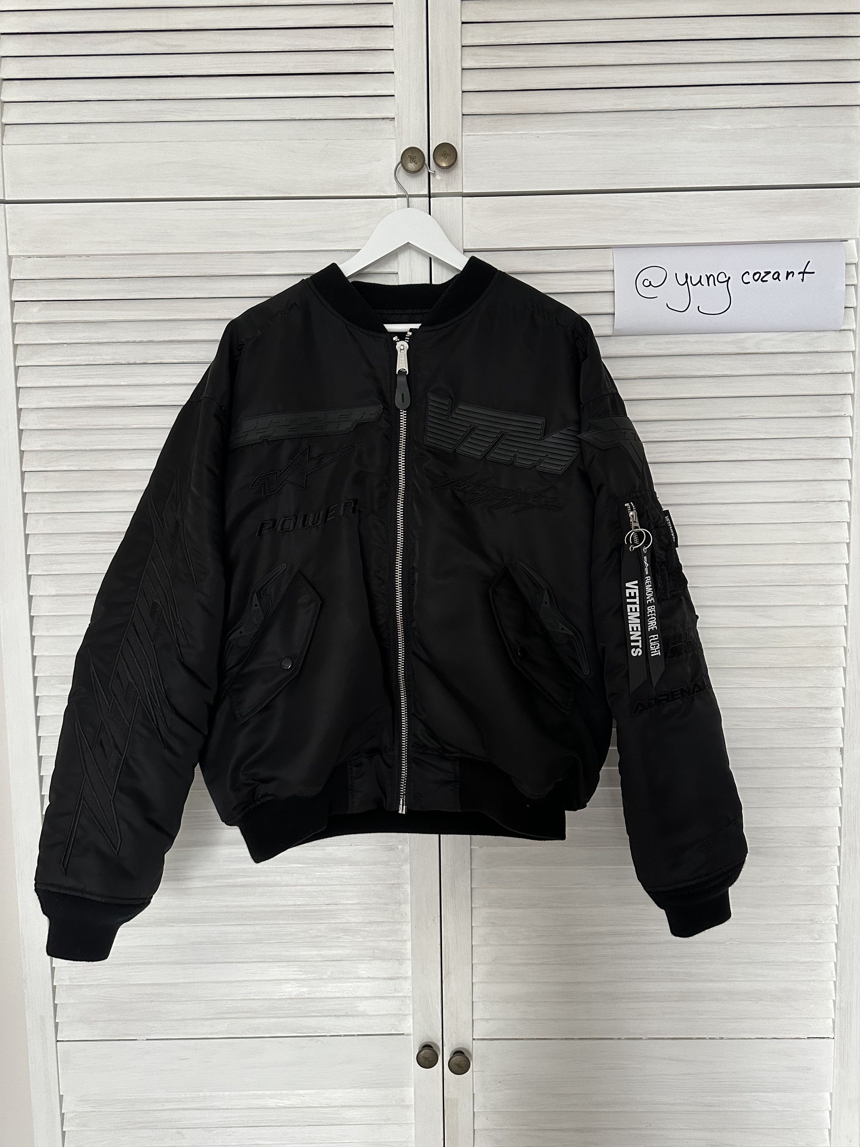 Alpha Industries × Vetements Vetements x Alpha Industries Blackout ...