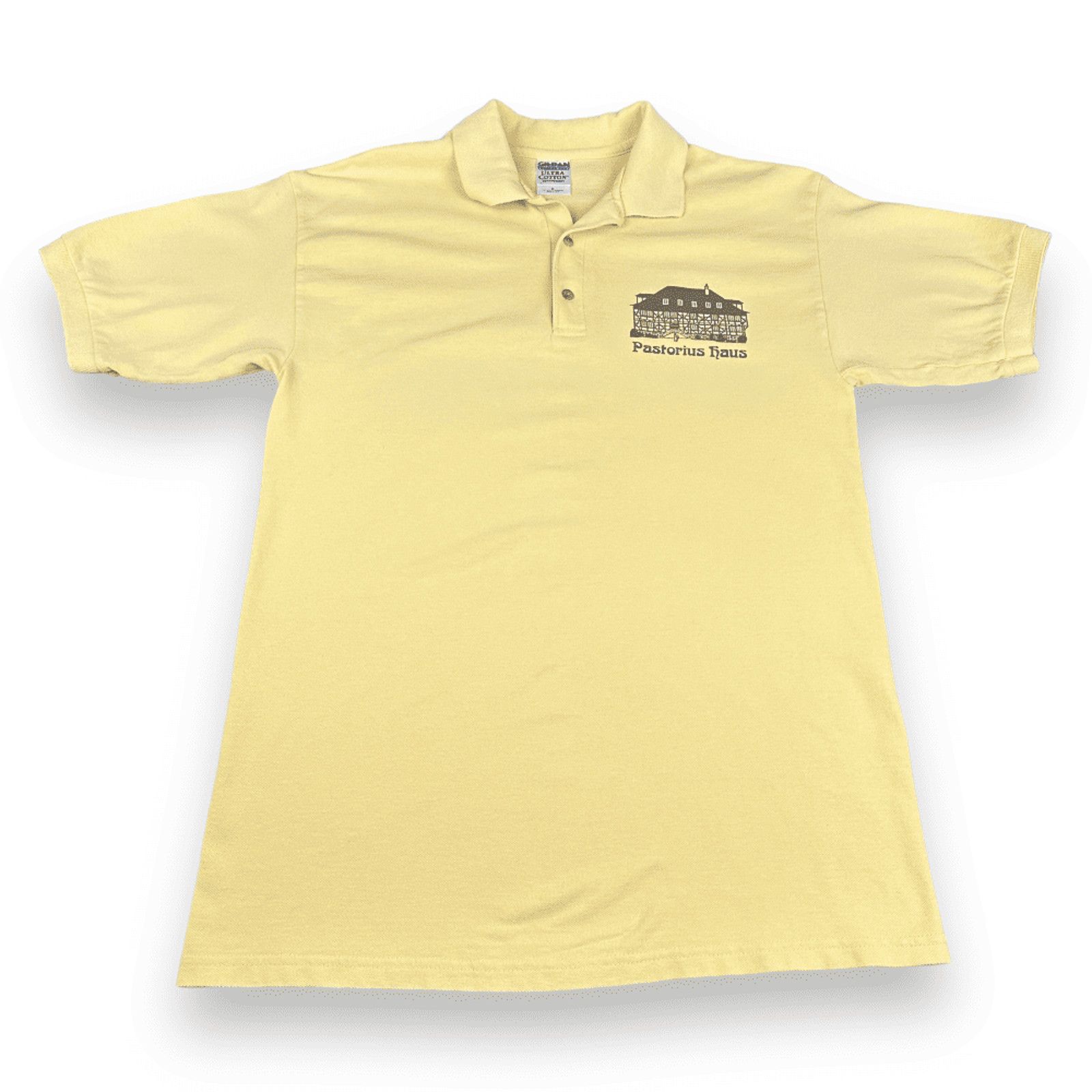Vintage Vintage Germany Pastorius Haus Inn Polo Shirt Yellow 90s | Grailed