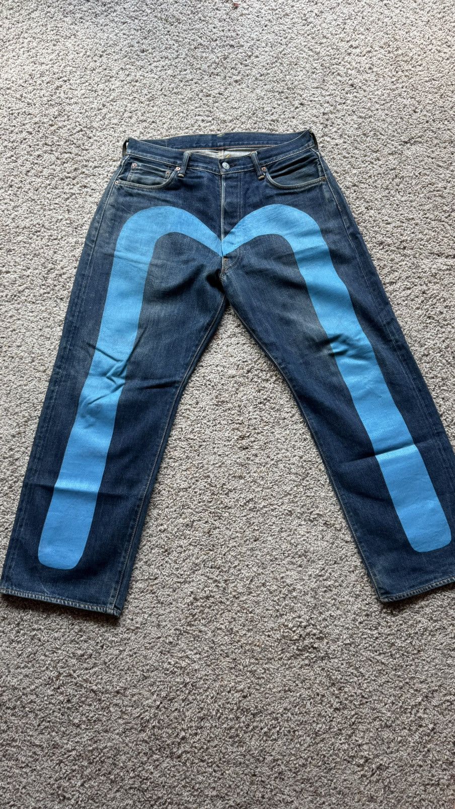Evisu EVISU FRONT PRINT BACK PRINT TYPE 2 | Grailed