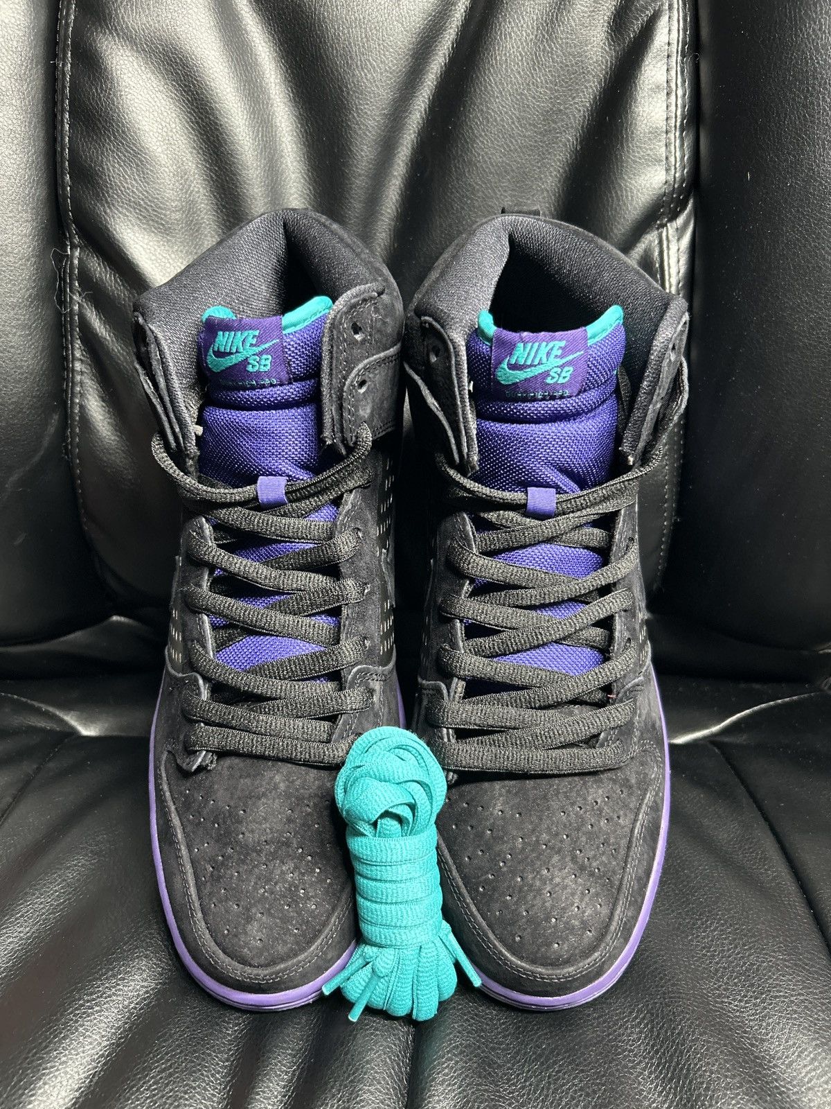 Nike 🍇Nike SB Dunk Pro High Black Grape 11.5 DS OG Box | Grailed