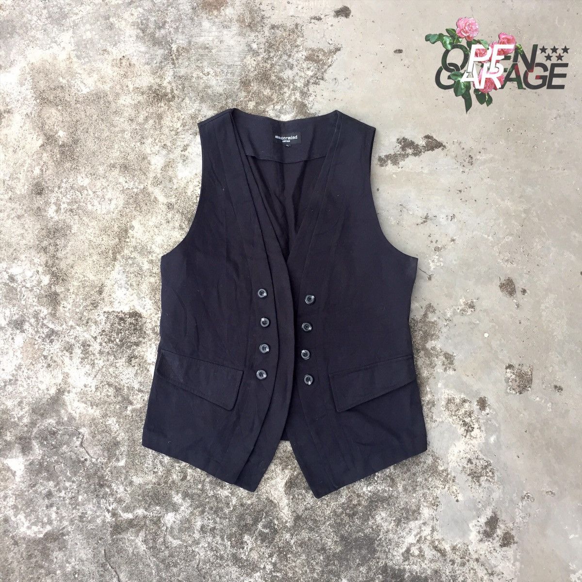 Japanese Brand COP🔥Waistcoat unbuttoned Tank Vest Mastermind “ Runway ...